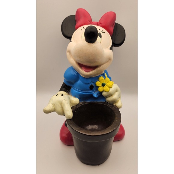 Disney | Art | Minnie Mouse 997 Walt Disney Garden Statue Planter 793 ...